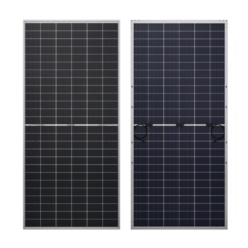 Wholesale 605W-625W TOPCon Silver Frame Bifacial Dual Glass Solar ...